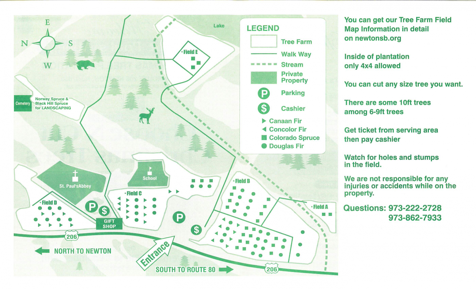 Christmas Tree Map 2021 – St. Paul's Abbey